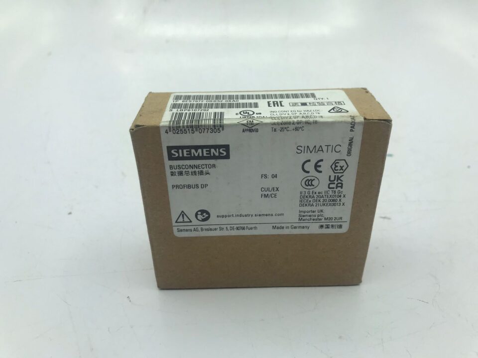 6ES7972-0BB52-0XA0 SIEMENS SIMATIC DP, Connection plug for PROFIBUS ...