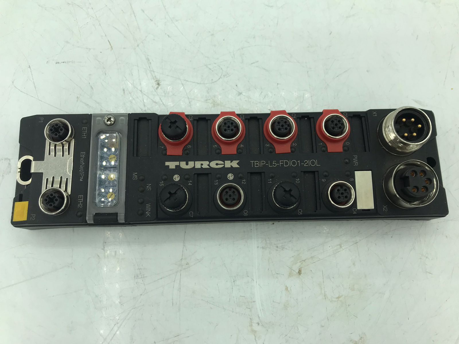 Turck TBIP-L5-FDIO1-2IOL IO-Link I/O Block CIP Safety Ethernet USED – PLC COMPANY